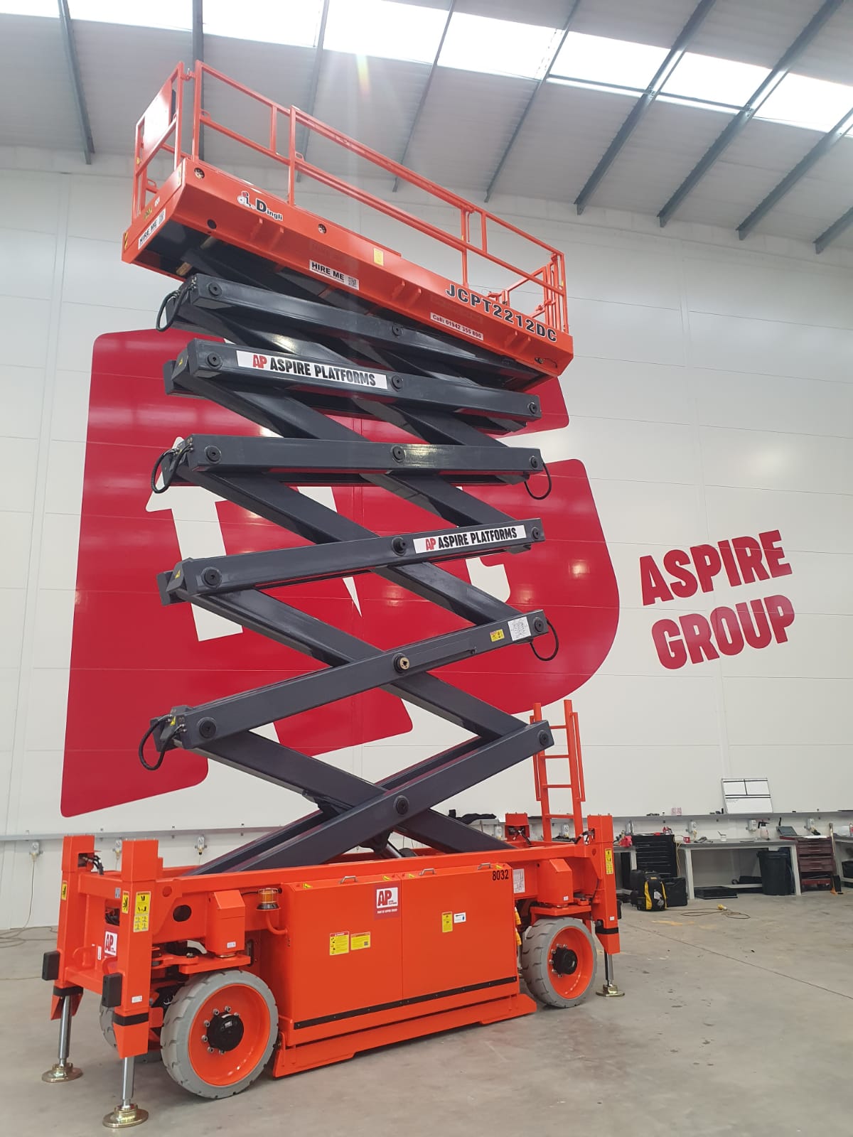 Dingli JCPT 2212 DC Narrow Electric 22m Scissor Lift | X-Hire
