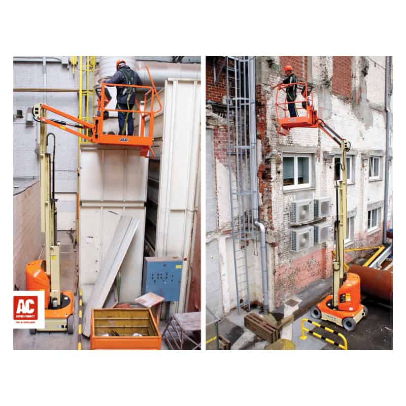 Toucan T8E Electric Mast Boom Lift 8.2m (27ft) Working Height - X-Hire